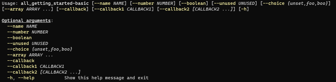 Introduction | argparse documentation